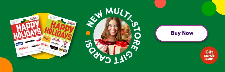 List of the Best Holiday Gift Cards for Kids